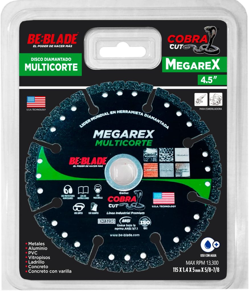 Disco Cobra Cut Megarex - Be-Blade el poder de hacer más